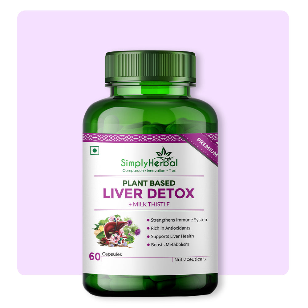 Simply Herbal Plant-Based Liver Detox Milk Thistle Extract For Liver & – SimplyHerbal