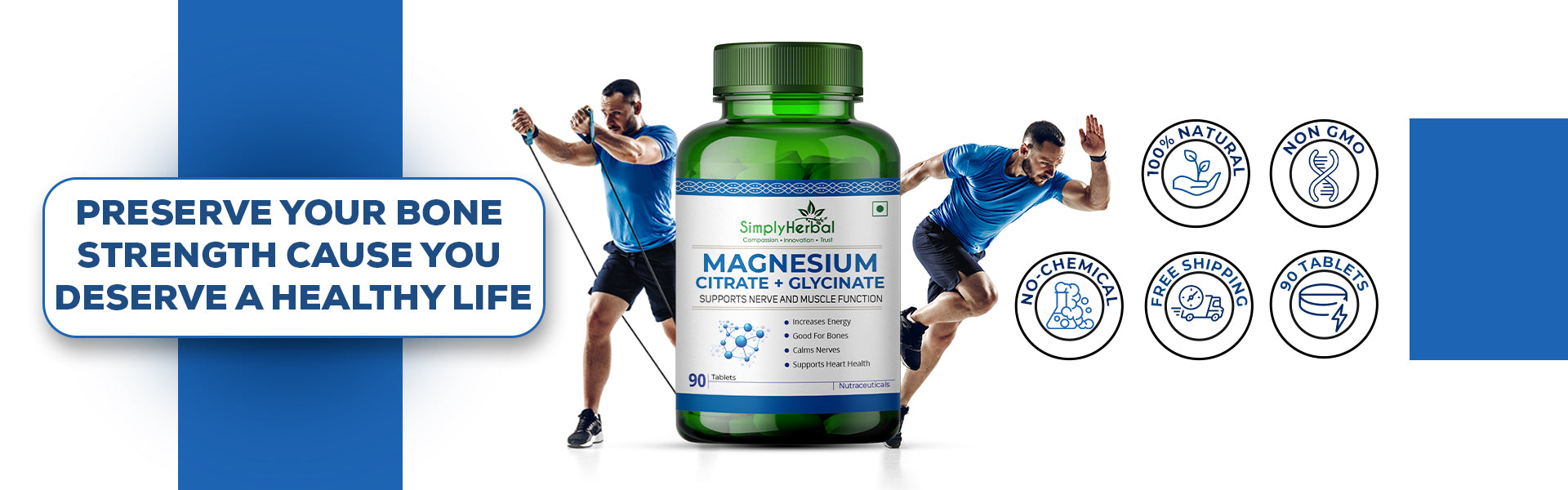 Magnesium Glycinate Tablets | Sleep & Relaxation – SimplyHerbal