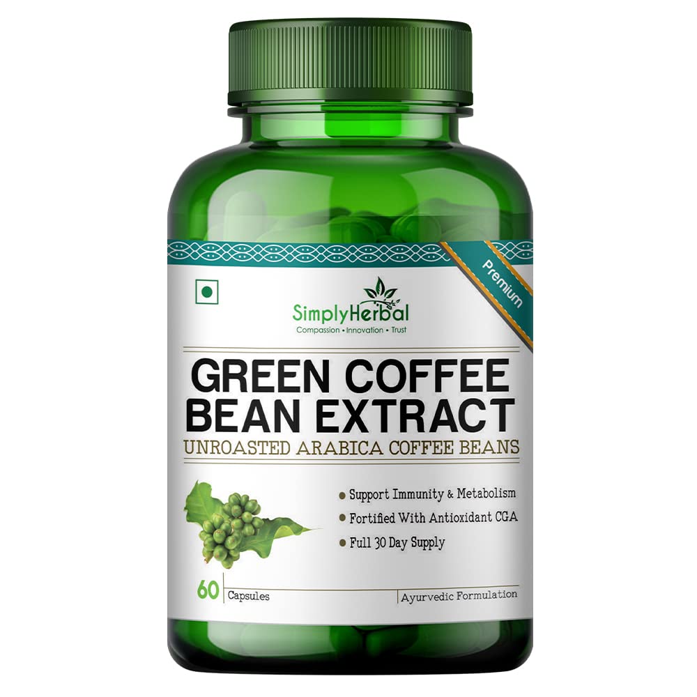Green Coffee Bean Capsules – 500mg Supplement for Weight Loss ...
