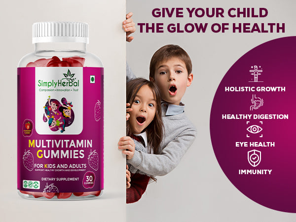 Simply Herbal Multivitamin Gummies – 30 Gummies | Daily Nutrition for ...
